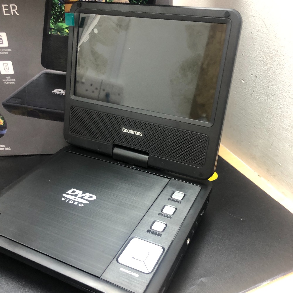 Pre-owned Goodmans 10'' Portable DVD/CD player Goodmans 10'' Portable ...